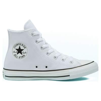 Converse all star hi white store